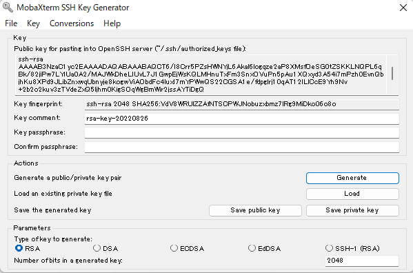 MobaXTermでのSSH公開鍵設定 | てくてくテック